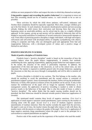 Positive discipline and positive parenting | PDF