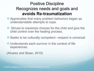 Positive discipline conference trauma | PPT