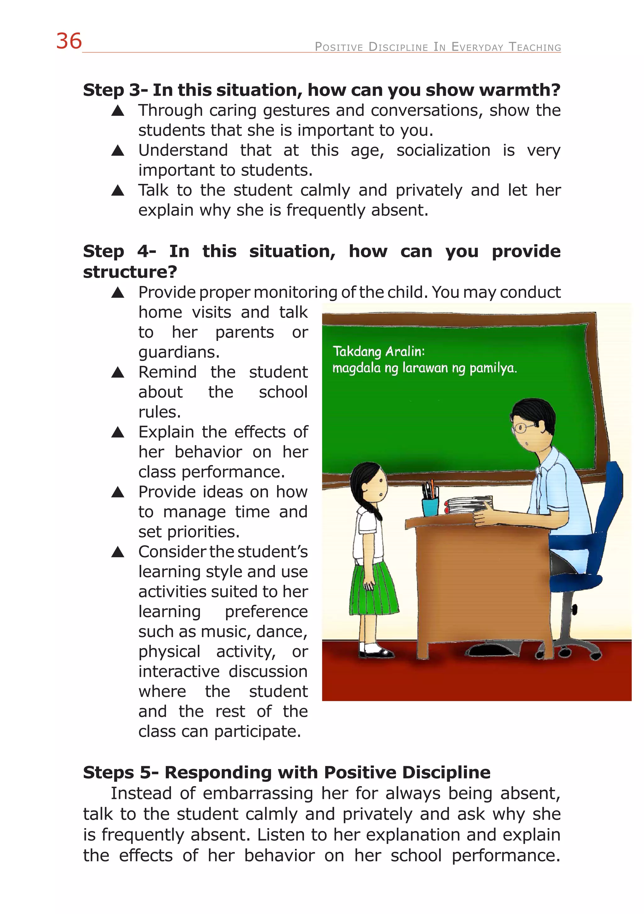 Positive discipline in everyday teaching a primer for filipino teachers ...