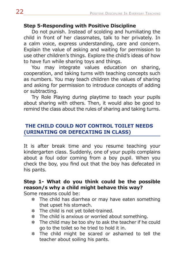 Positive discipline in everyday teaching a primer for filipino teachers ...