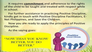 POSITIVE DISCIPLINE INSIDE THE CLASSROOM.pptx