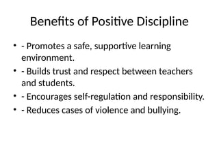 Positive Discipline Presentation of DEPED | PPTX