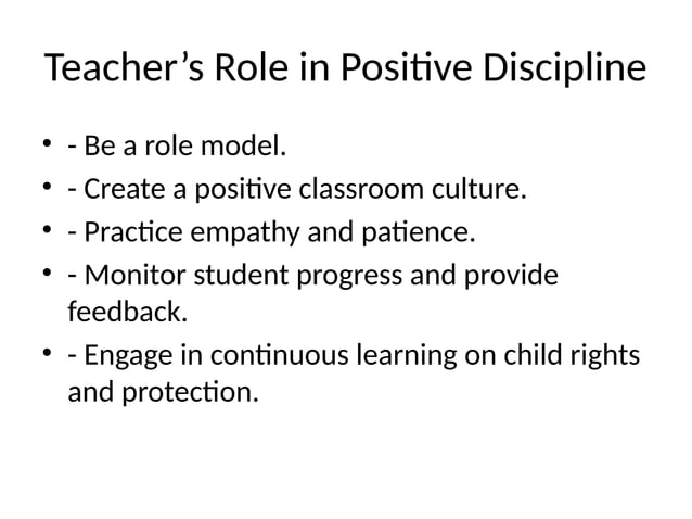 Positive Discipline Presentation of DEPED | PPTX