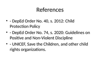 Positive Discipline Presentation of DEPED | PPTX