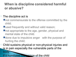 Positive Approach to Child Discipline and the School | PPT
