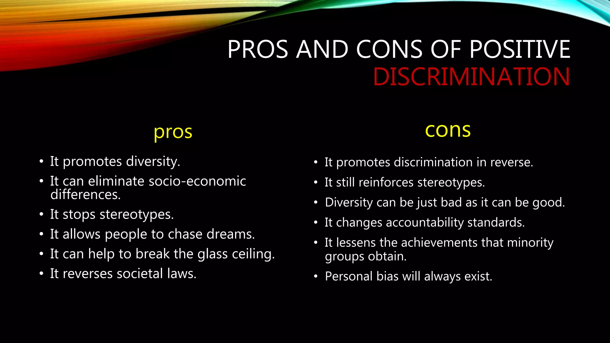 Positive discrimination ppt | PPTX