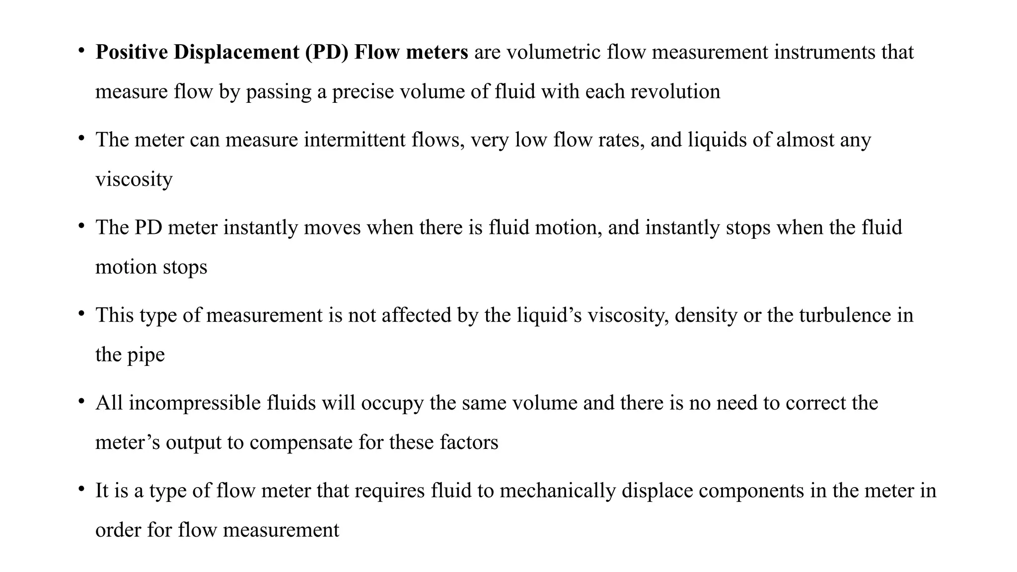 Positive displacement meter (PD) or Quantity meters | PPTX