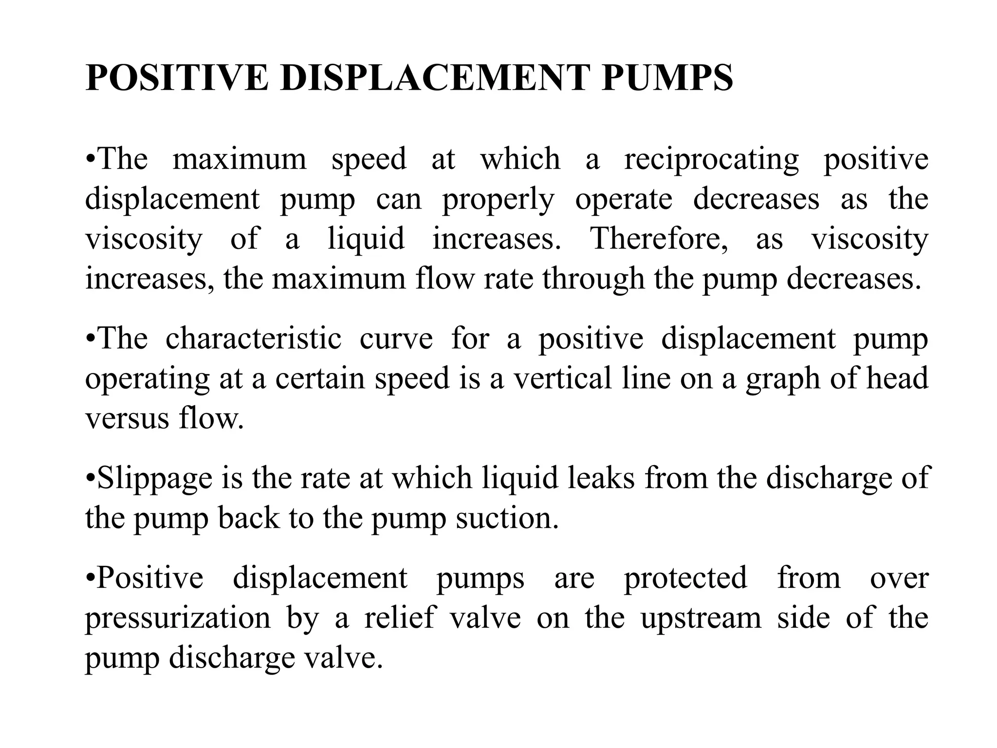 Positive displacement pumps | PPT