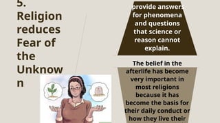 POSITIVE EFFECTS OF RELIGION power point presentation | PPTX
