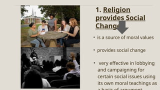 POSITIVE EFFECTS OF RELIGION power point presentation | PPTX