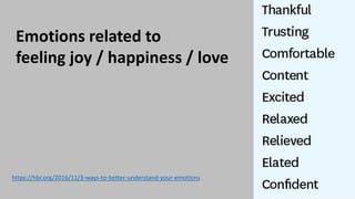Positive emotions | PPT