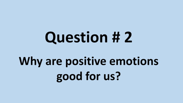 Positive emotions | PPT