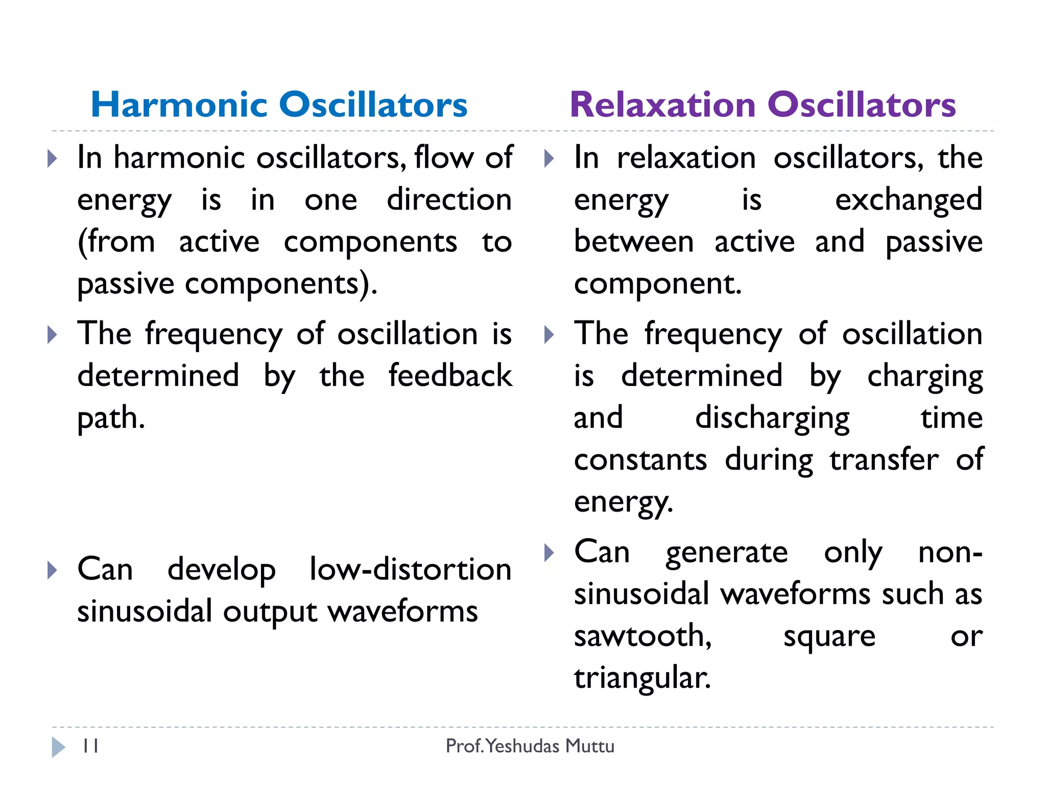 Positive feedback: Oscillators | PDF