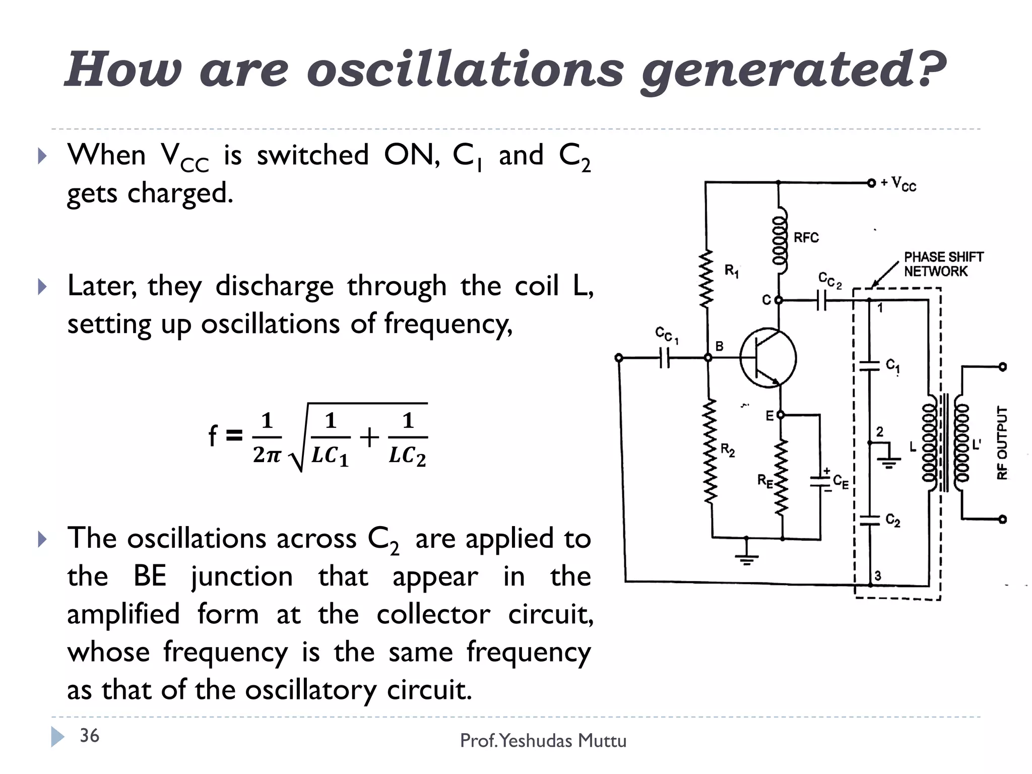 Positive feedback: Oscillators | PDF