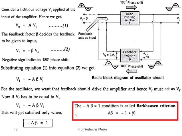 Positive feedback: Oscillators | PDF
