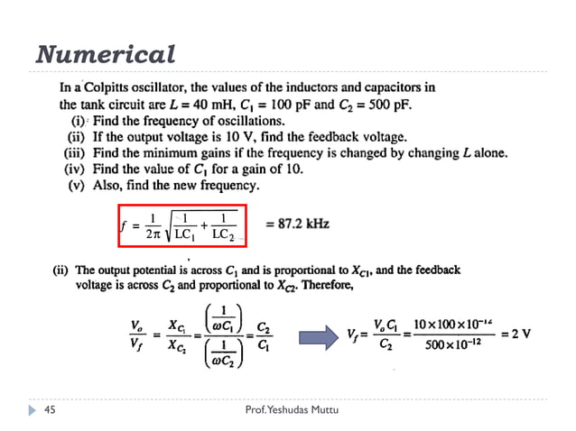 Positive feedback: Oscillators | PDF