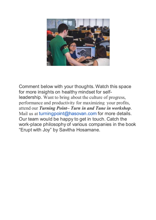 Positive feedback @ workplace | PDF