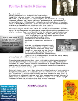 Positive, friendly, & shallow | PDF