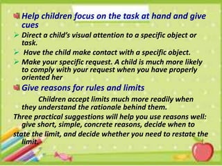 Positive guidance and discipline strategies | PPTX