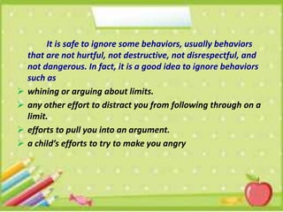 Positive guidance and discipline strategies | PPTX