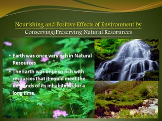 Positive impact of human activities | PDF