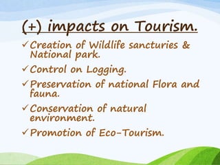 Positive impacts of tourism | PPTX