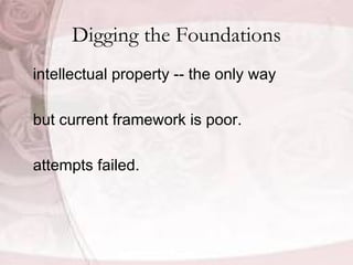 Positive intellectual rights and information exchange | PPT