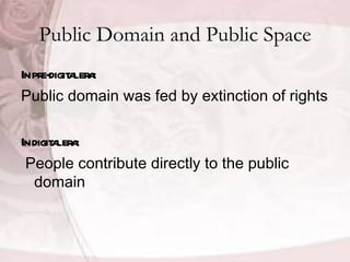 Positive intellectual rights and information exchange | PPT