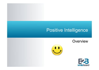 Positive intelligence | PDF