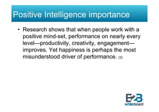 Positive intelligence | PDF