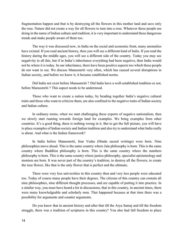 POSITIVE NATIONALISM - The foundation of India’s future | PDF