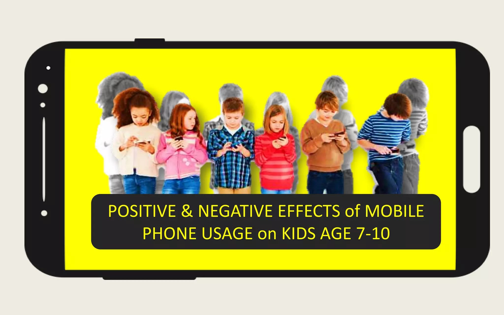 Positive & negative effects of mobile phones on kids | PPTX