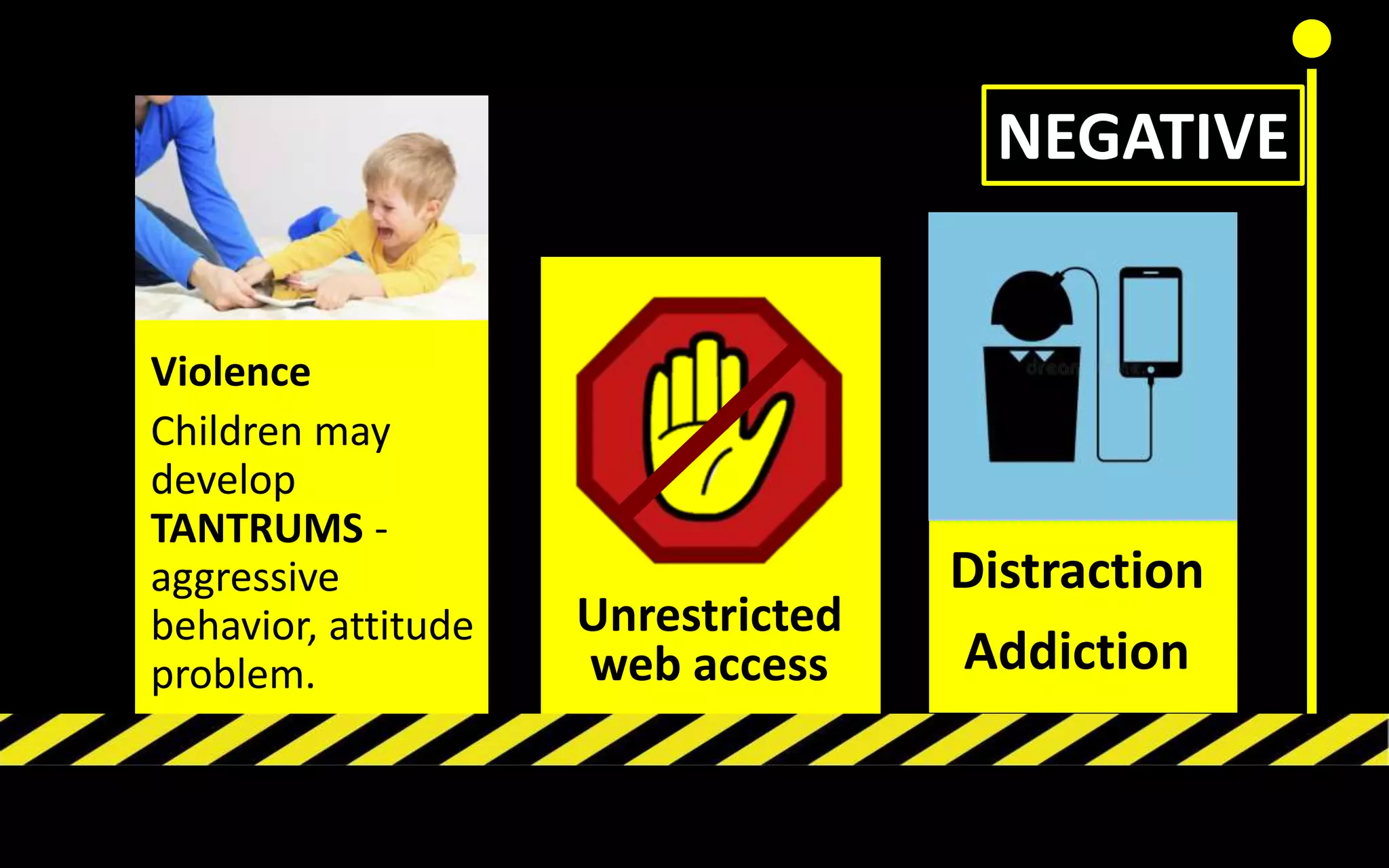 Positive & negative effects of mobile phones on kids | PPTX