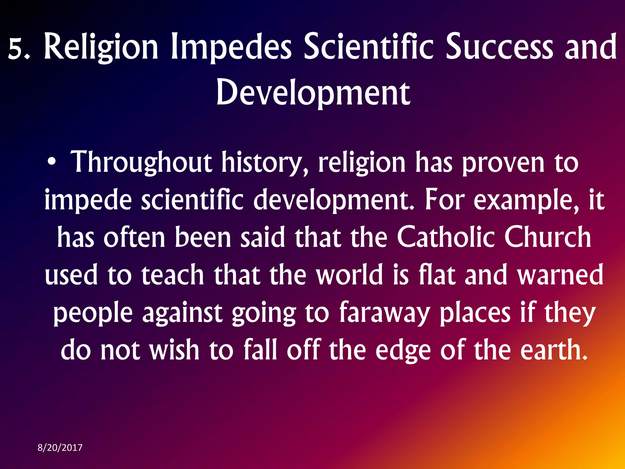 Positive & negative effects of religion | PPTX