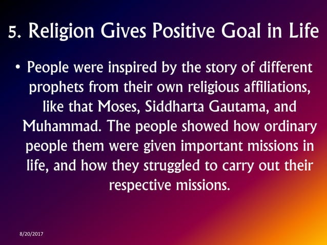 Positive & negative effects of religion | PPTX