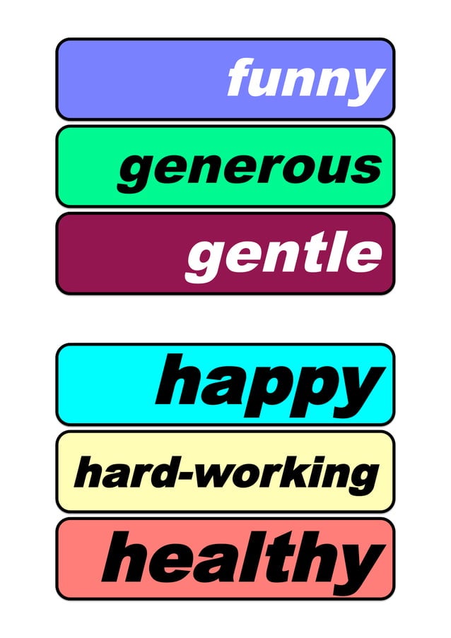 Word Wall Positive Personality Traits | PDF