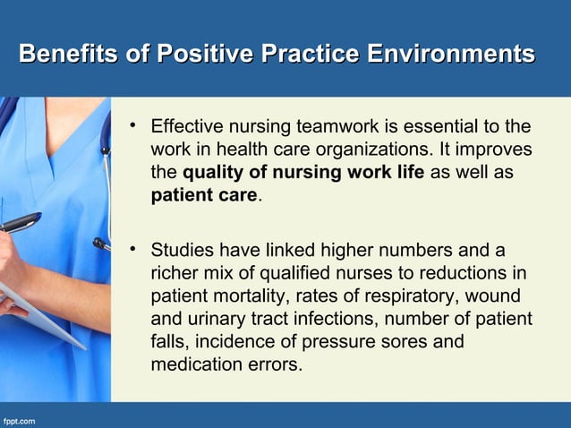 Positive Practice Environment for Nurses