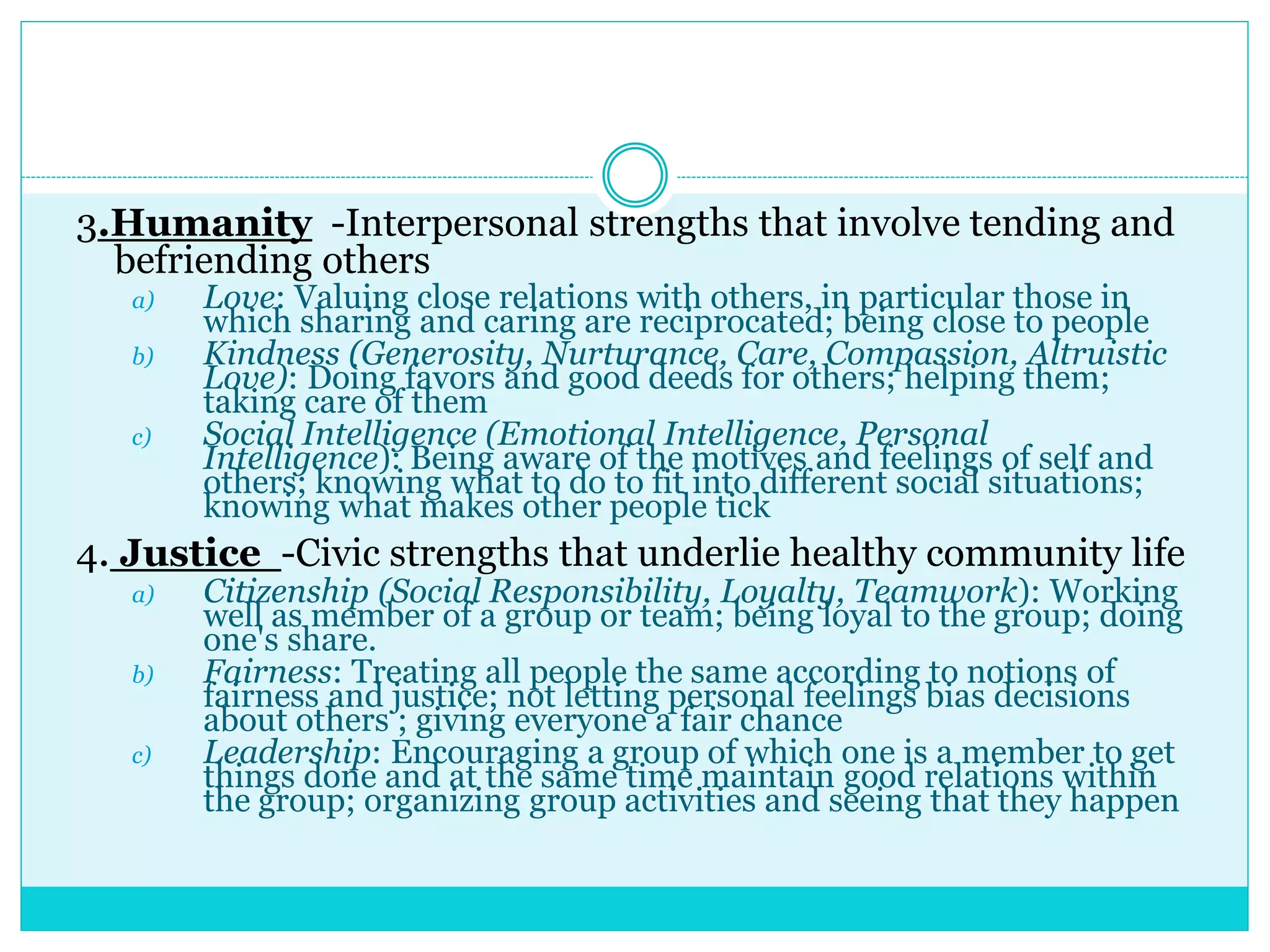 Character strength and virtues | PPTX