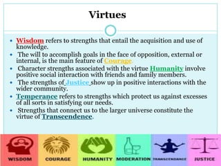 Character strength and virtues | PPTX