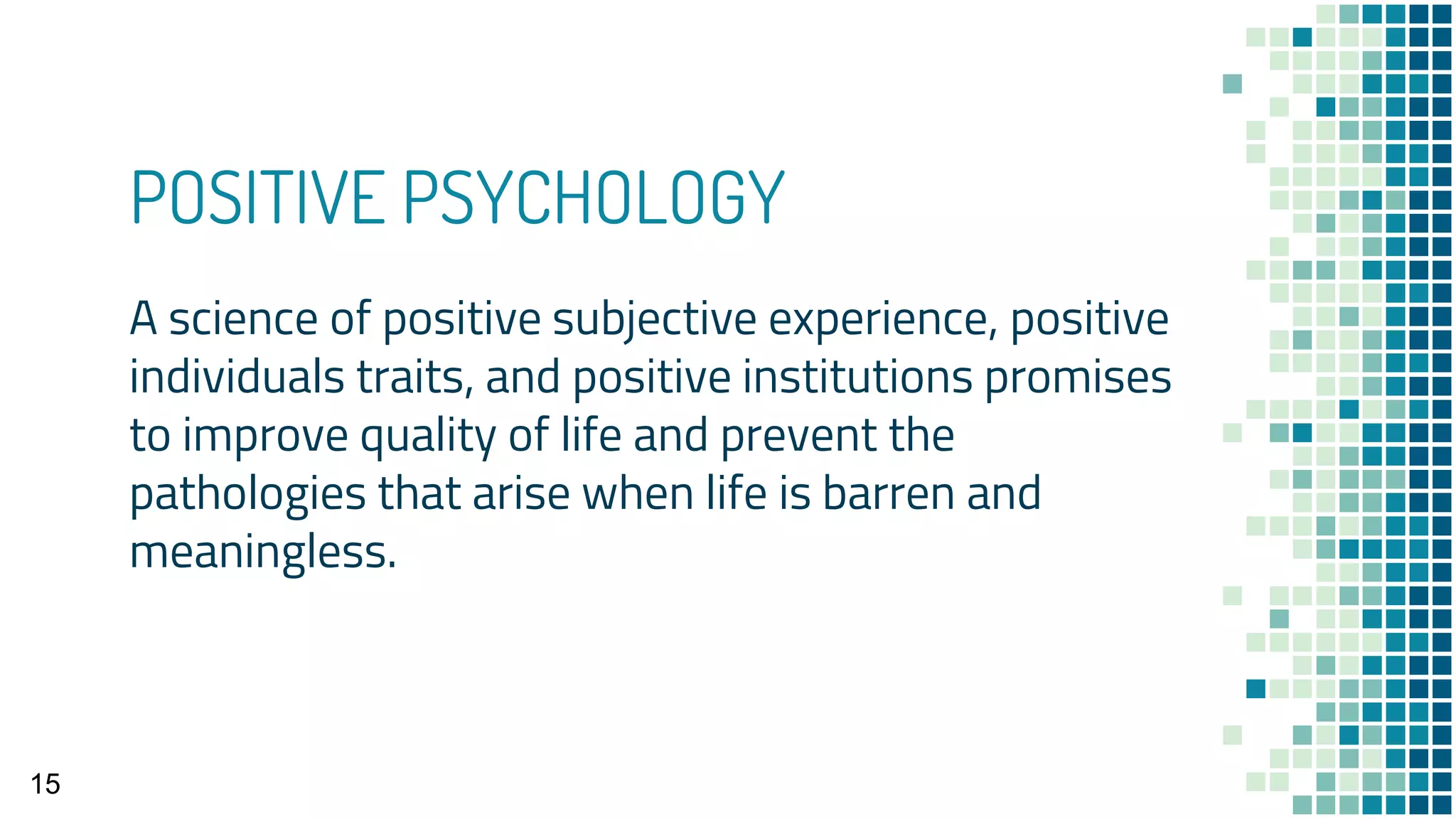 Positive psychology | PPTX