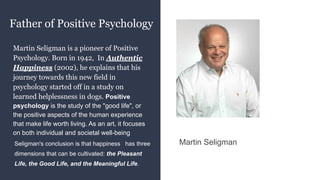 Martin Seligman Positive Psychology