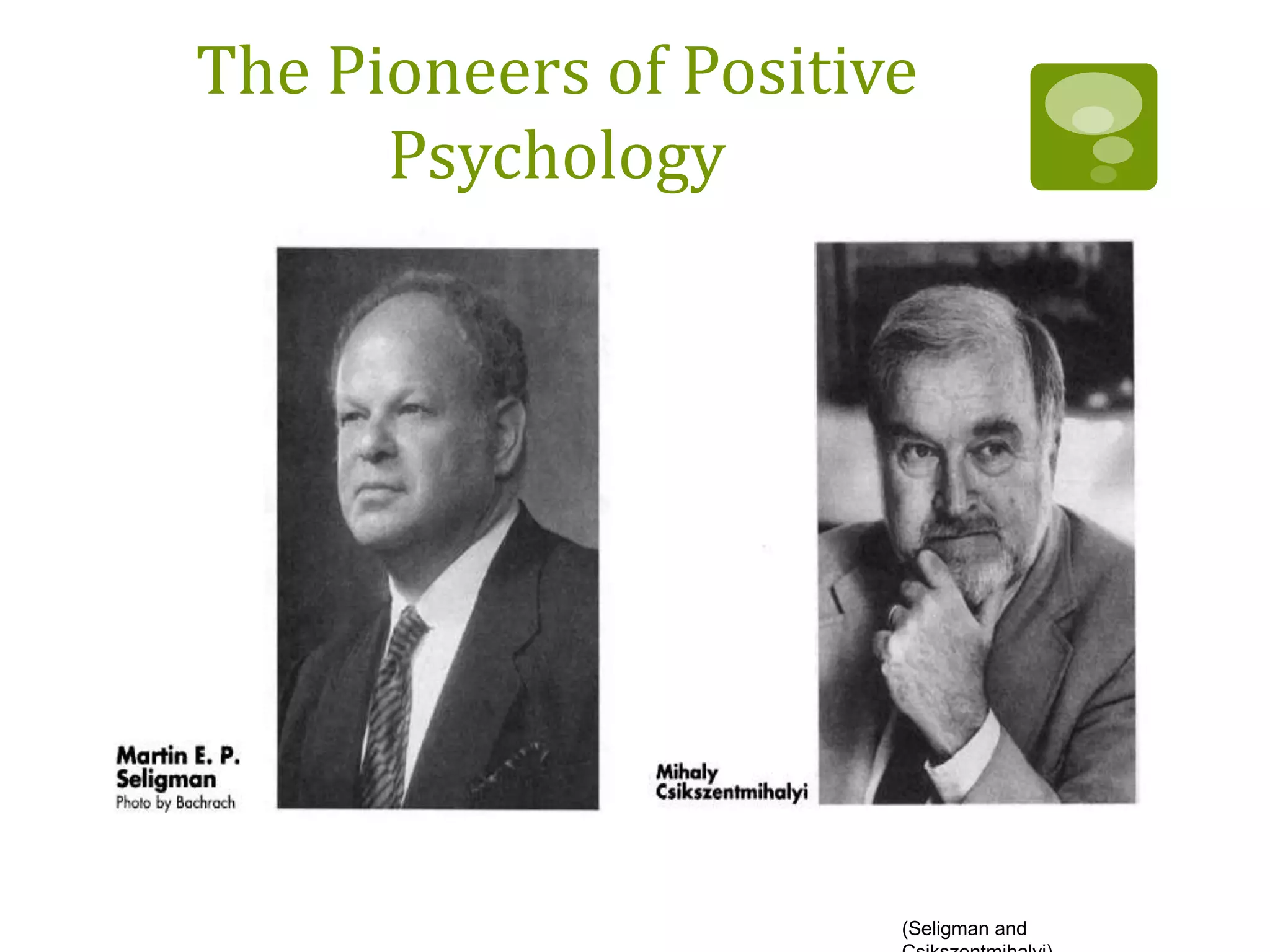 Positive psychology 2014 | PPTX