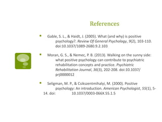 Positive psychology 2014 | PPTX