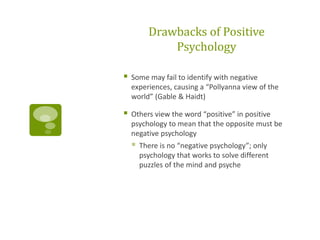 Positive psychology 2014 | PPTX