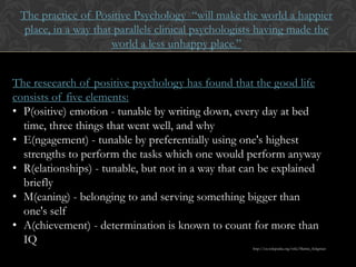 Positive Psychology In 5 Slides | PPTX