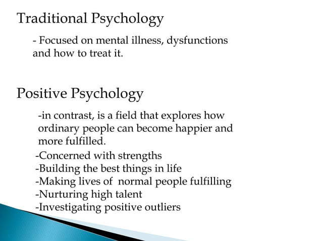 Positive psychology in the workplace | PPTX