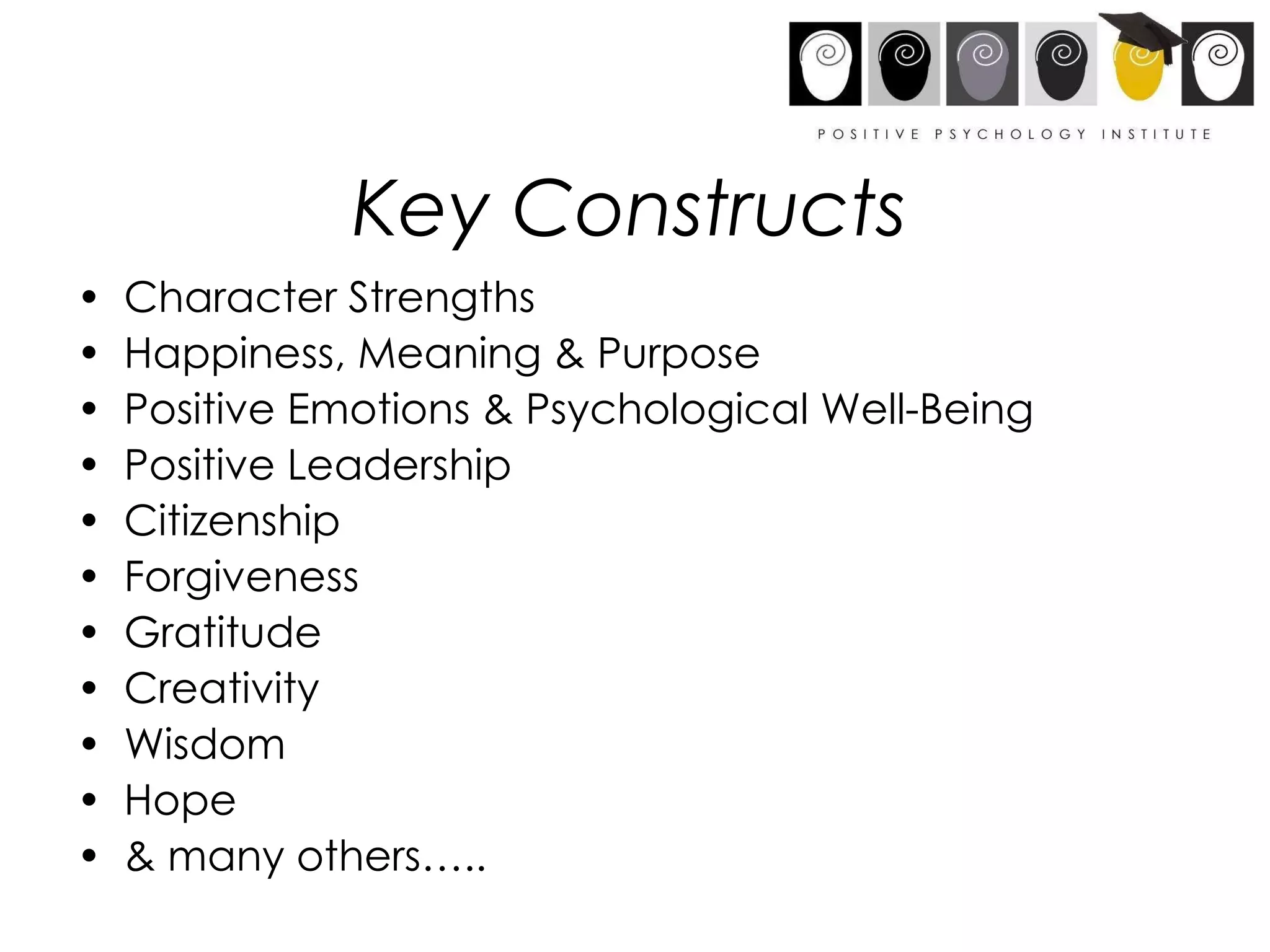 Positive psychology keynote | PPT