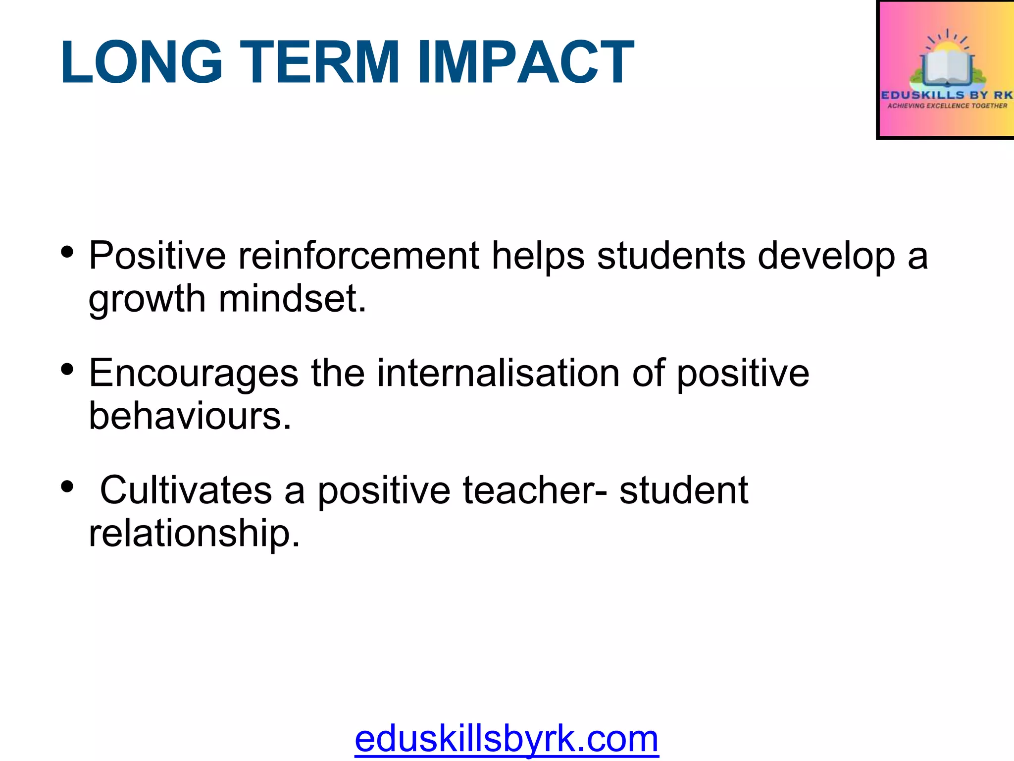 POSITIVE REINFORCEMENT | PPTX
