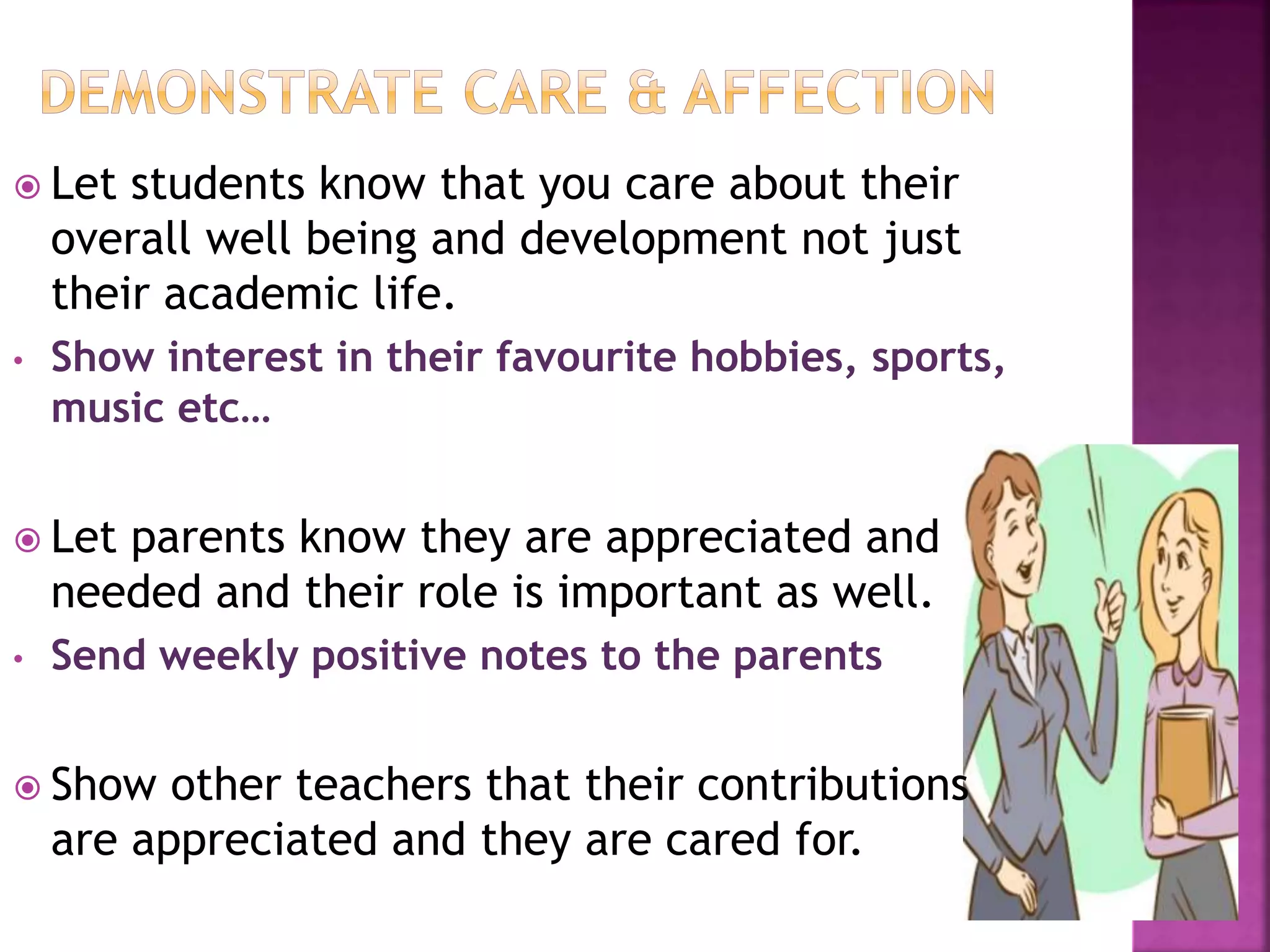 Positive Relationships Teacher Parent Student Pptx