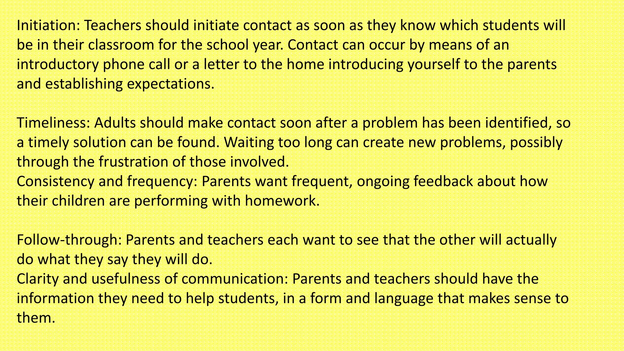 Positive relationships with parents | PPTX